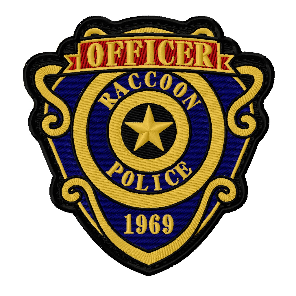 Patch Bordado Raccoon Officer 1969_87x90mm | Shopee Brasil