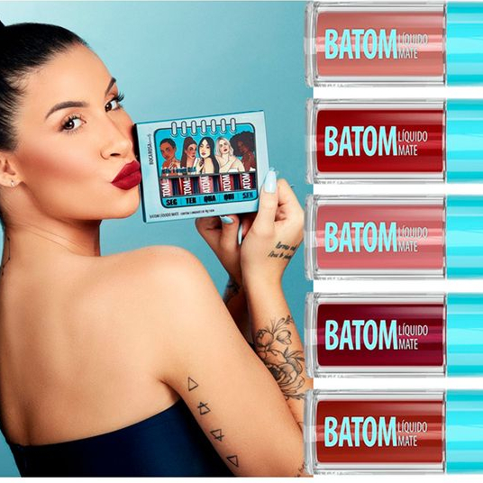 Batom Líquido Coleção Todo Dia Boca Rosa | Shopee Brasil