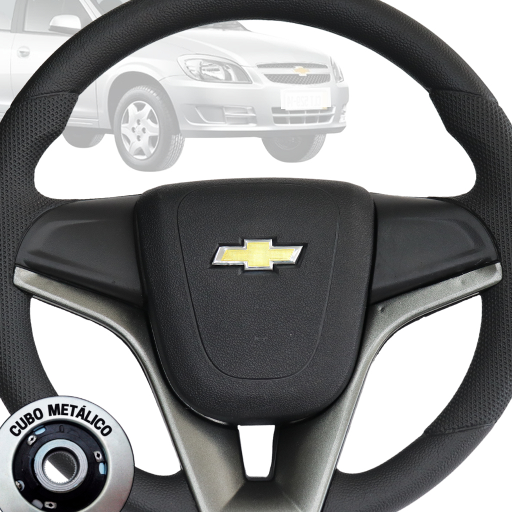 Volante Esportivo Cruze Grafite Prisma Onix Celta | Shopee Brasil