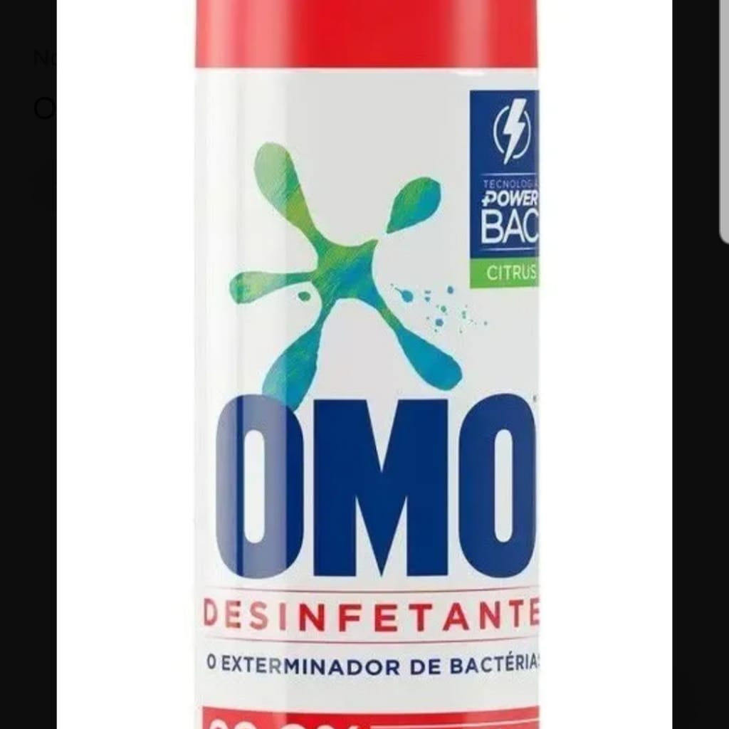 Desinfetante Omo Aerosol Spray - Original - 300ml | Shopee Brasil
