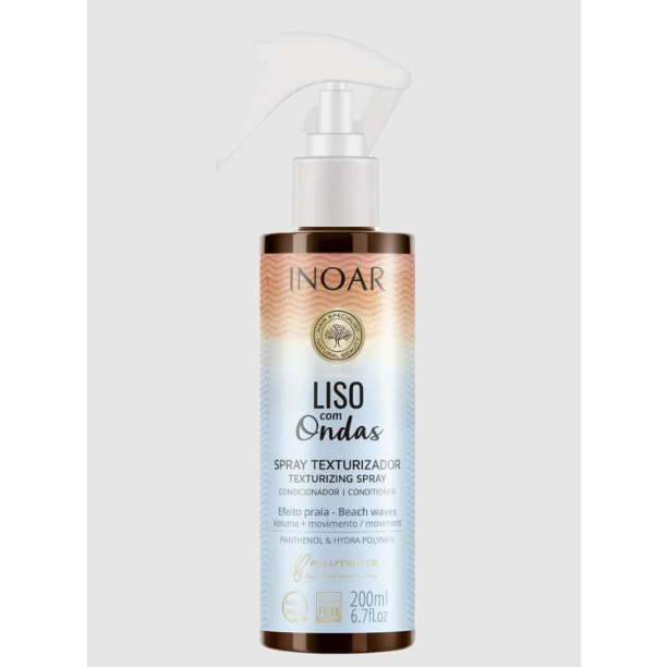 Inoar Liso com Ondas Spray Texturizador 200ml / Lançamento Inoar ...