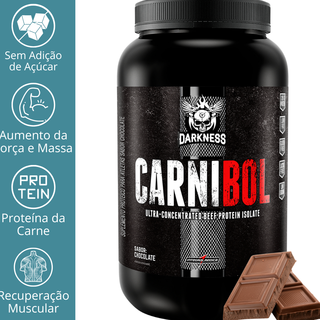 CARNIBOL PROTEÍNA DA CARNE 900G - DARKNESS | Shopee Brasil