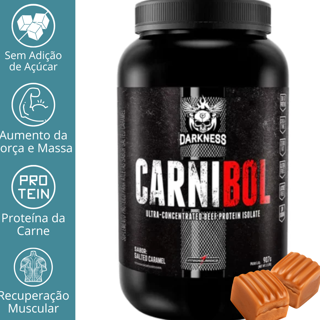 CARNIBOL PROTEÍNA DA CARNE 900G - DARKNESS | Shopee Brasil