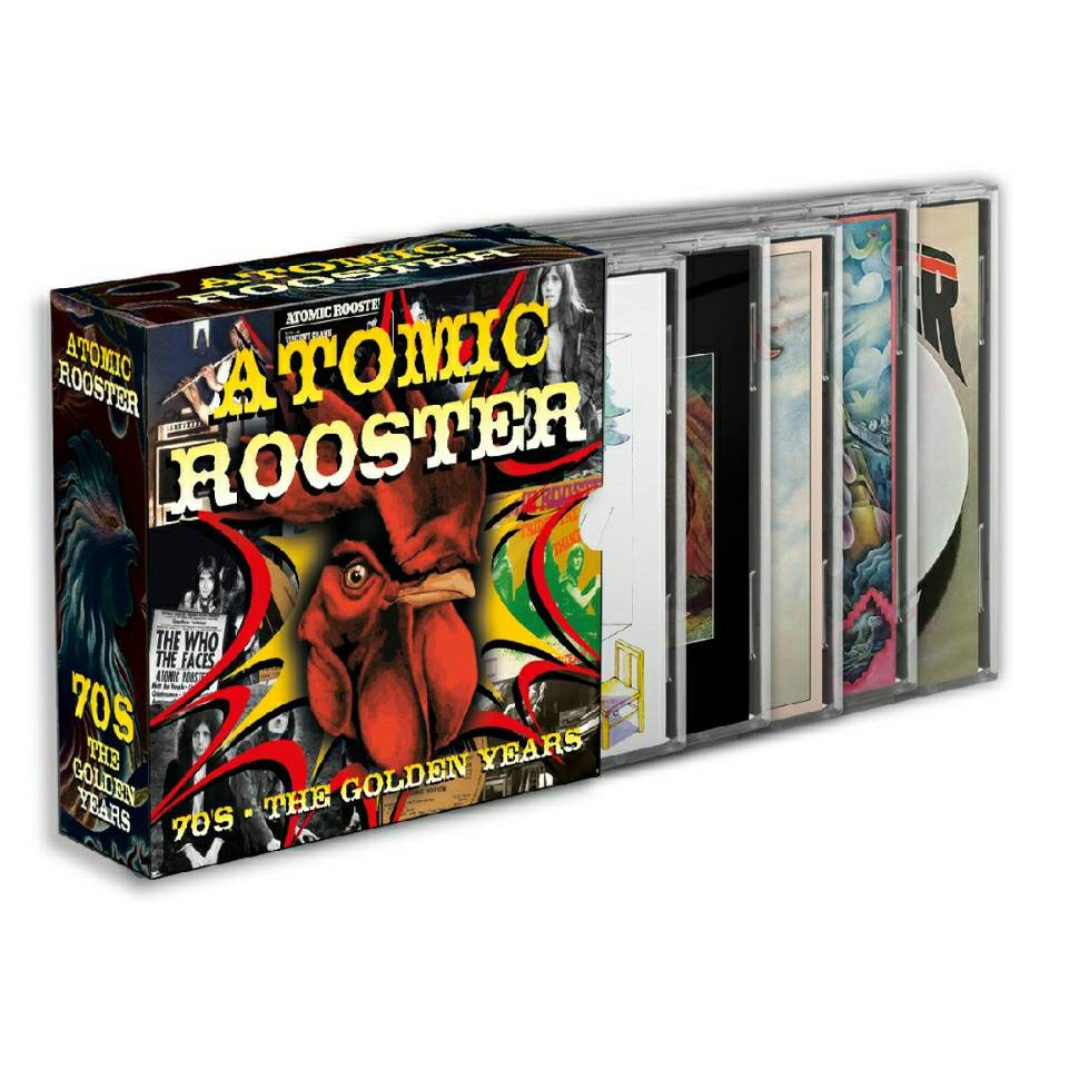 CD BOX ATOMIC ROOSTER - 70'S - THE GOLDEN YEARS (5 CDS/NOVO/LACRADO ...
