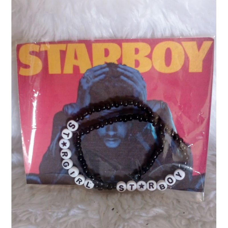 Pulseira Starboy e Stargirl! 🌟 (Lana Del Rey & Theweeknd) | Shopee Brasil