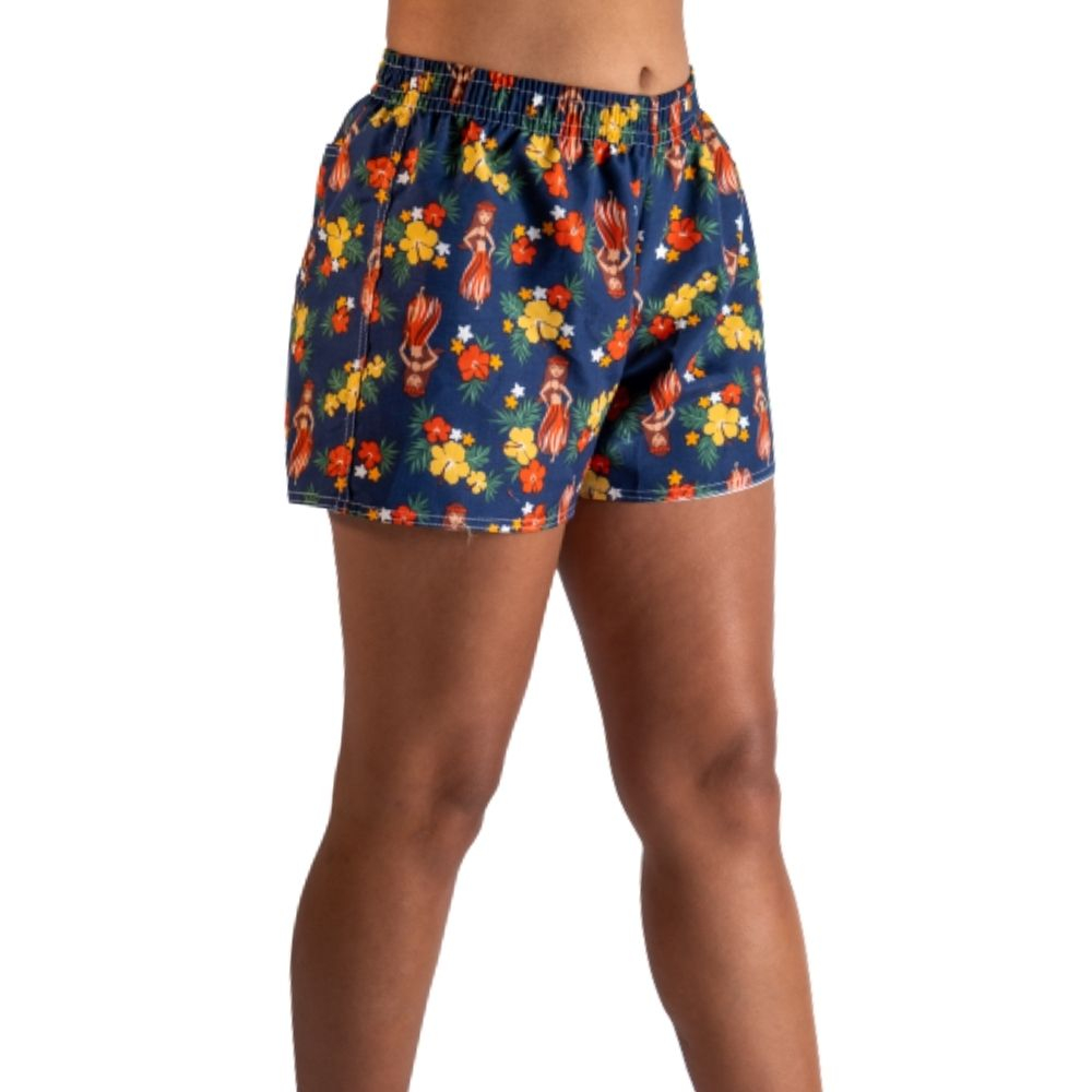 Short Adulto Estampado Tactel Feminino Praia Esporte | Shopee Brasil