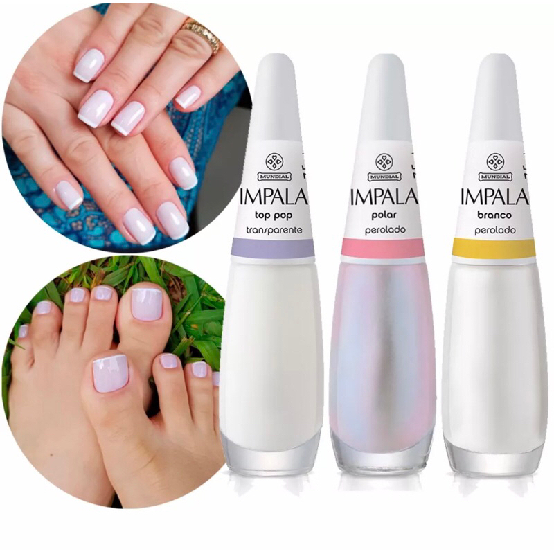 Kit Francesinha 3 Esmaltes Impala | Shopee Brasil
