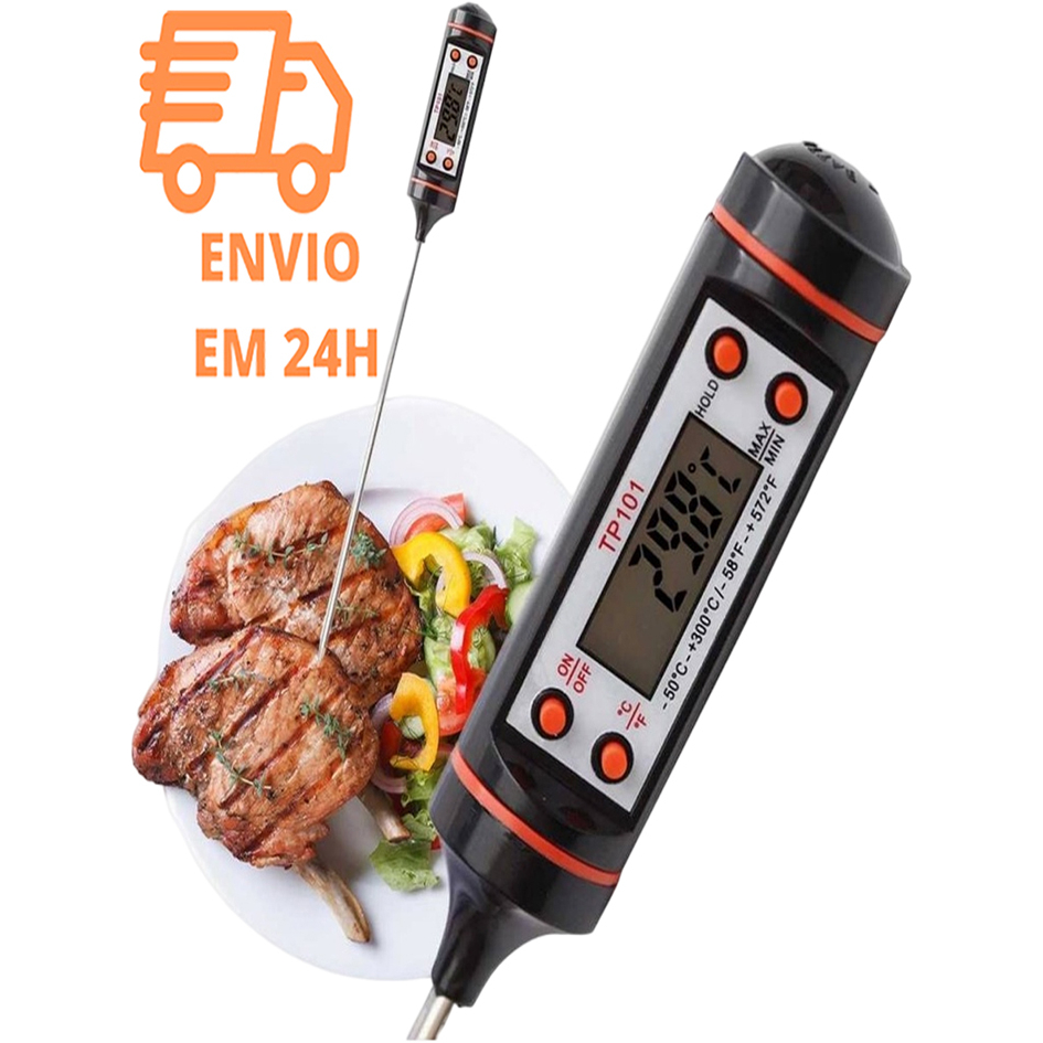 Termômetro Culinário Cozinha Digital Espeto temperatura medidor - Envio ...