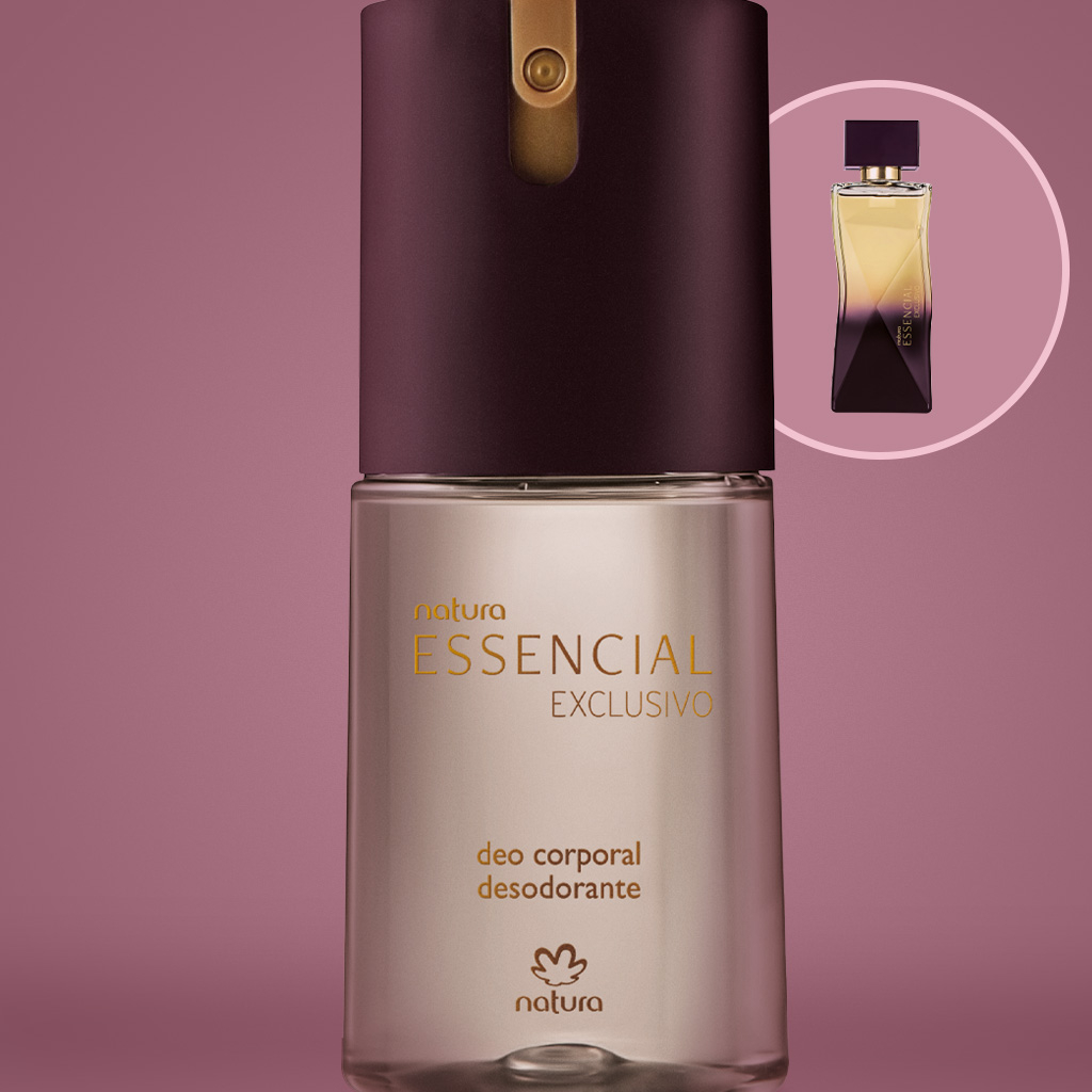Desodorante Corporal Essencial Exclusivo Feminino - 100 ml Natura ...