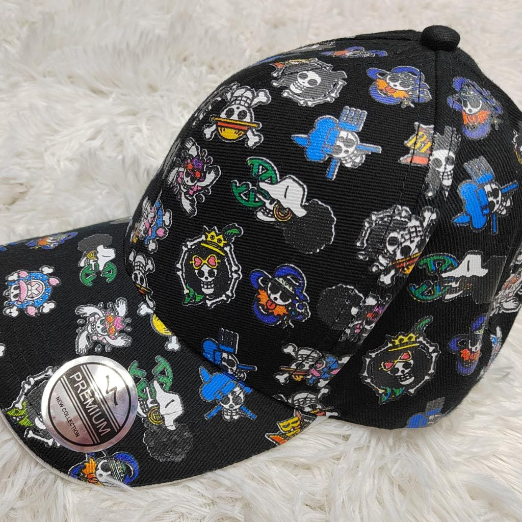 Boné Anime One Piece Ajustavel Unissex | Shopee Brasil