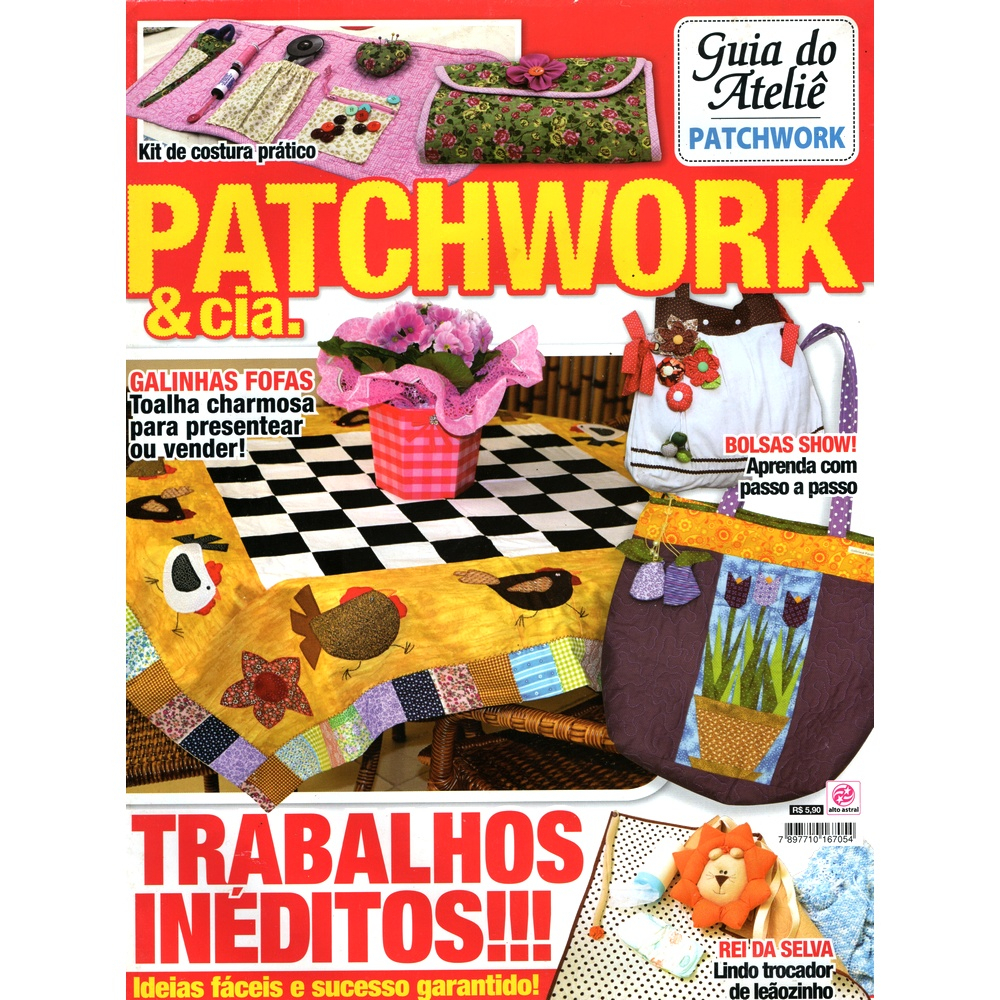 Revista Coleção Guia do Ateliê Patchwork - Edição 15 - Editora Alto ...