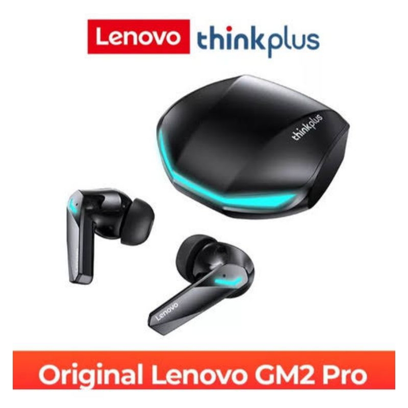 Fone De Ouvido Gamer Sem Fio Lenovo GM2 PRO Bluetooth 5.3 Com Microfone | Shopee Brasil