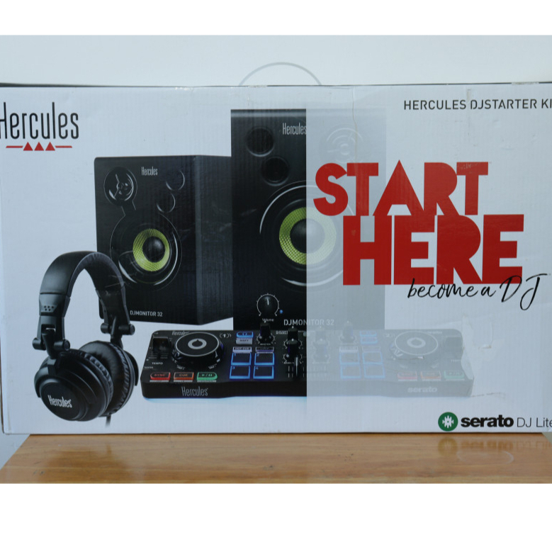 Hercules Dj Starter Kit - Kit completo para DJ ! Controladora, Fone e ...