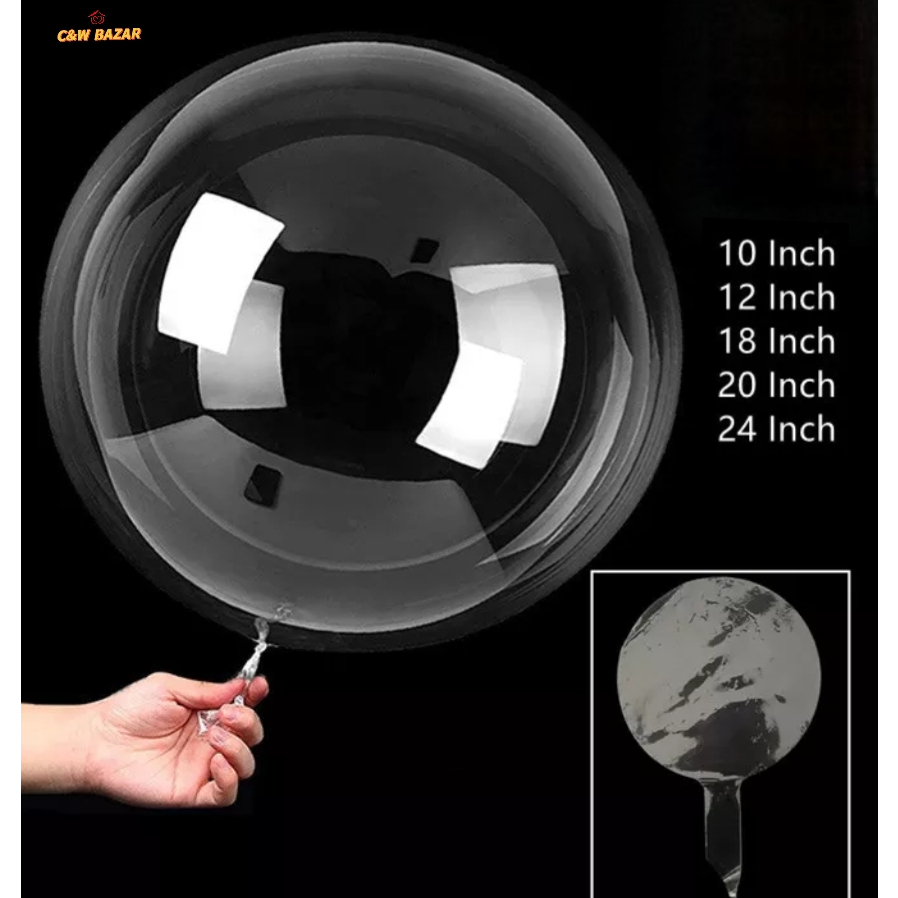 5 Unidades Balão Bubble Transparente Boa Qualidade De 5/10/18/20/24/36 ...
