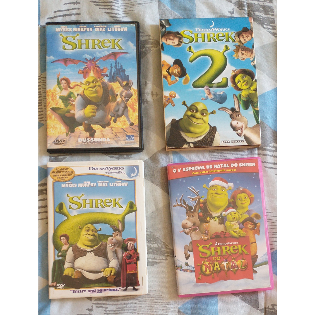 Combo DVDs - Shrek (Nacionais e Importados) | Shopee Brasil