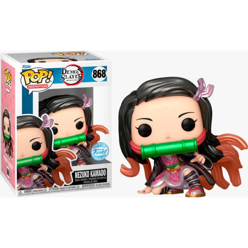 FUNKO POP DEMON SLAYER EXCLUSIVE - NEZUKO KAMADO 868 | Shopee Brasil