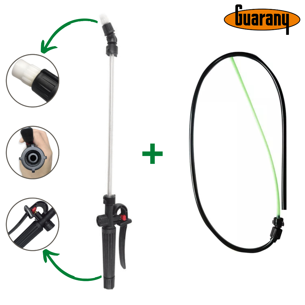 Lança Completa Guarany + Mangueira Com Pescador Pulverizador Guarany ...