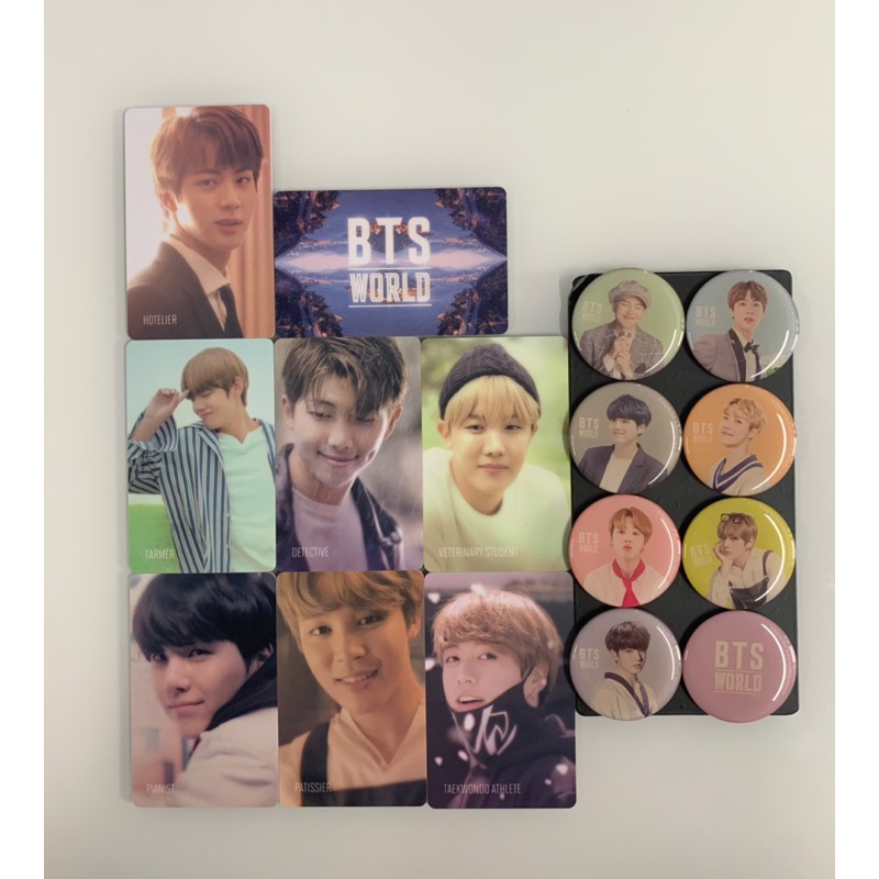 BTS - Photocard + imã bts world limited edition | Shopee Brasil