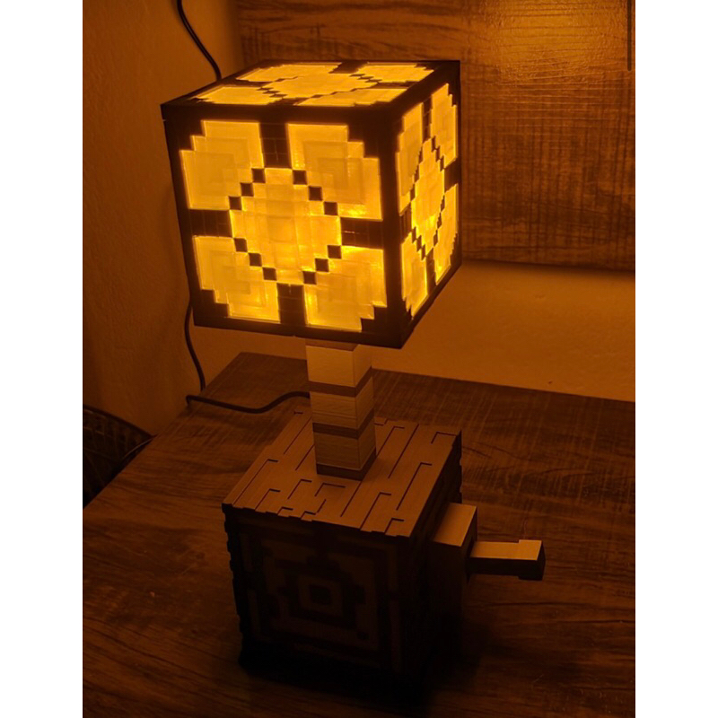 Luminária Minecraft - Redstone Lamp | Shopee Brasil