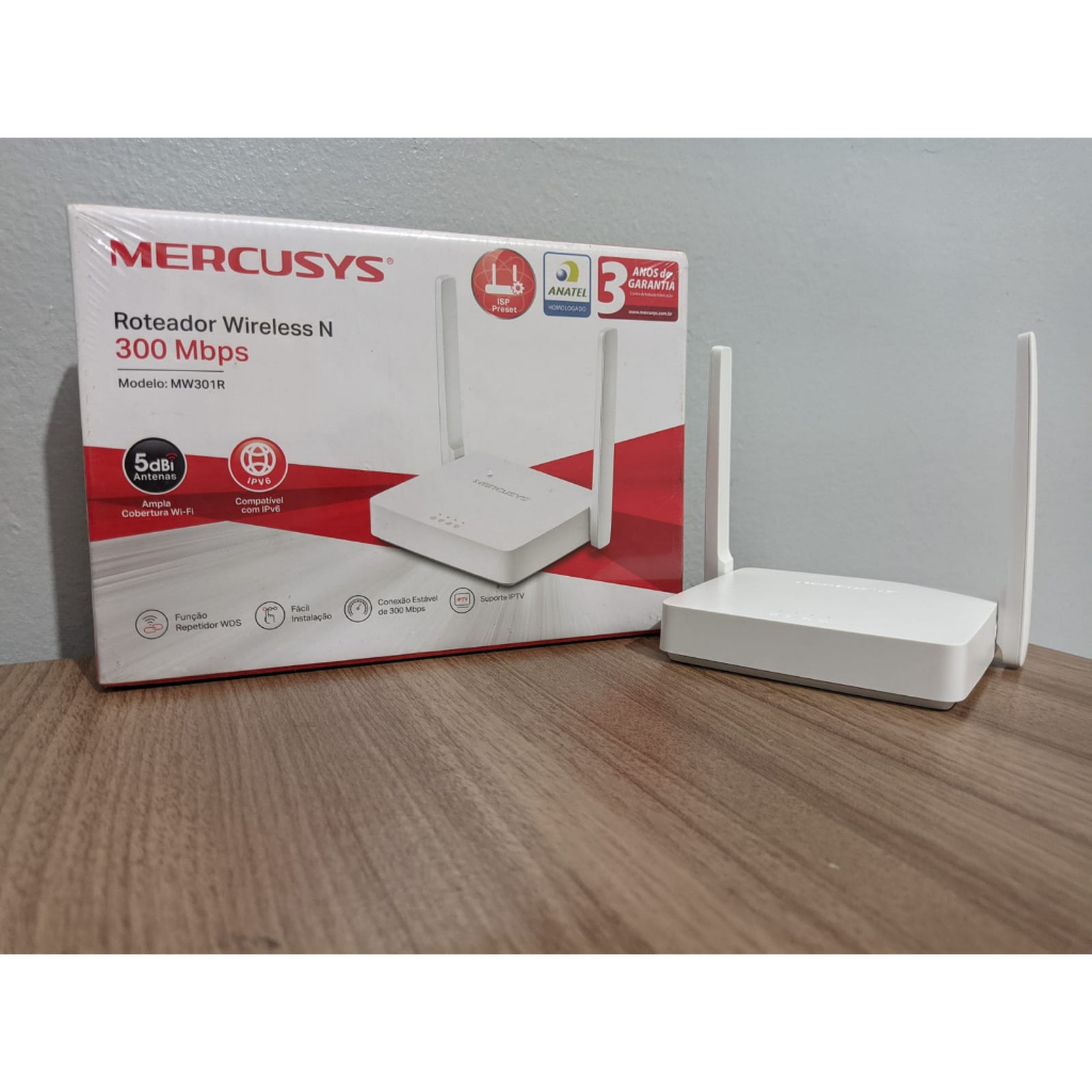 Roteador Mercusys Mw301r V1 Branco 220v | Shopee Brasil