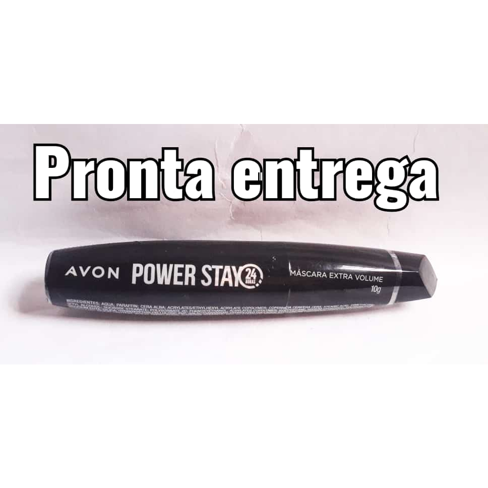 AVON POWER STAY MÁSCARA EXTRA VOLUME | Shopee Brasil
