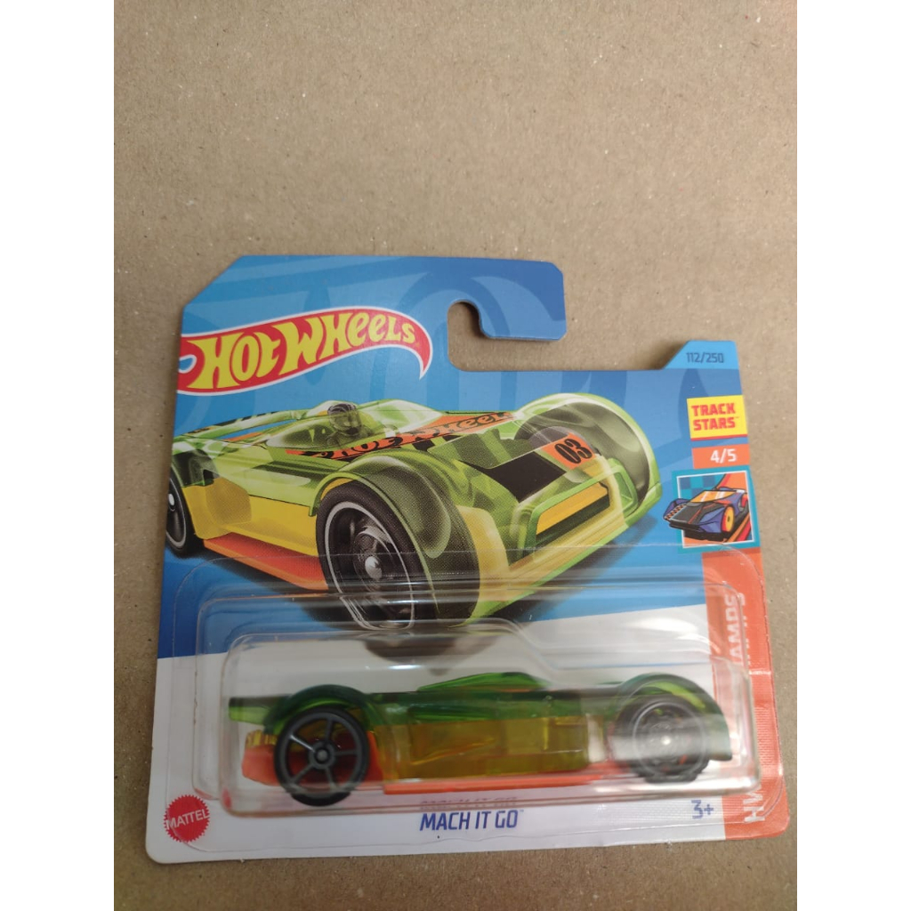 Miniatura Carro Hot Wheels MACH IT GO - Edição Hw Track Champs | Shopee ...