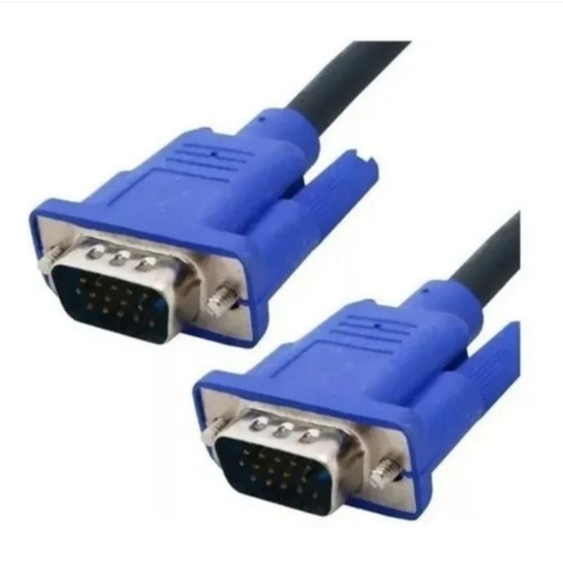 Cabo VGA data show pc macho 5 metros | Shopee Brasil