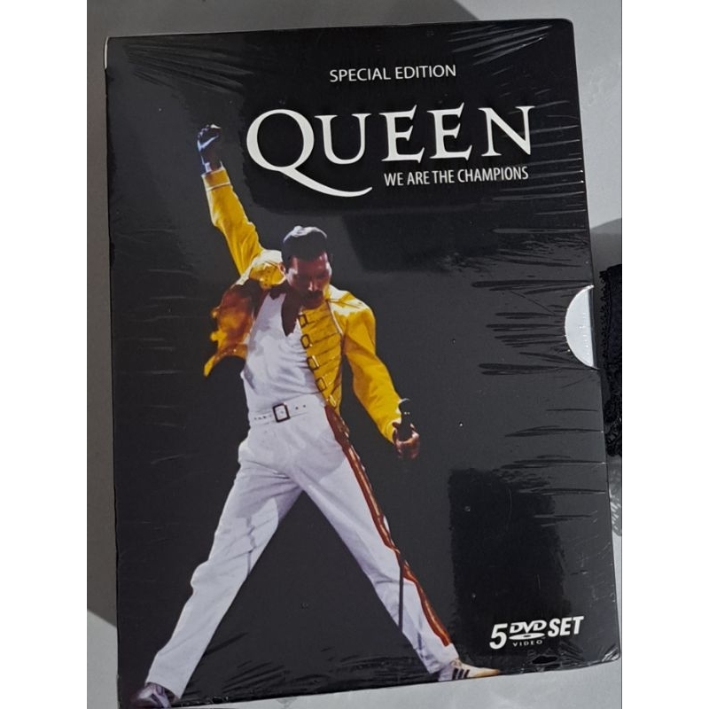 Box com 5 DVDs do QUEEN We are the Champion - Special Edition | Shopee ...