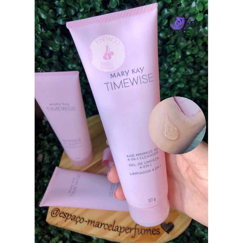 Gel de Limpeza facial mary kay 4 em 1 TimeWise 3D Mista/Oleosa (Original) | Shopee Brasil