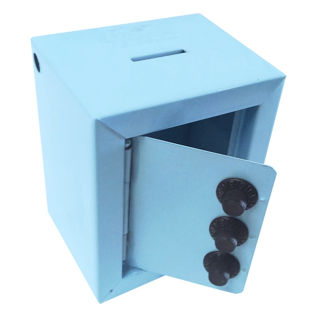 Cofrinho em Metal Mini Cofre Para Moedas Notas e Jóias | Shopee Brasil
