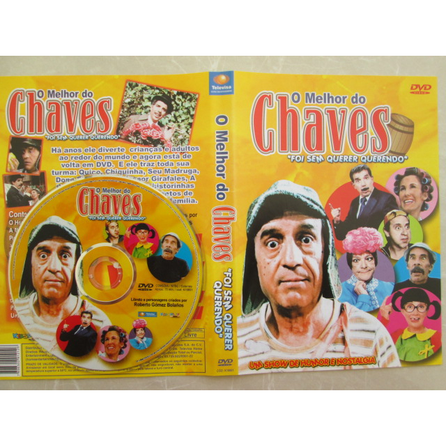 DVD - CHAVES / O Melhor De Chaves / Foi Sem Querer Querendo / Impecável ...