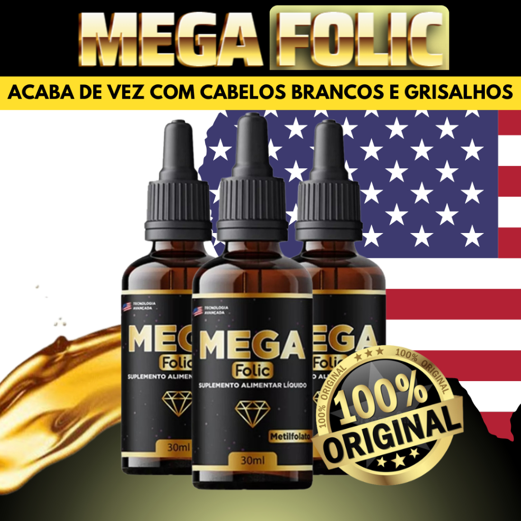 Mega Folic Formula Premium 30ml | Shopee Brasil
