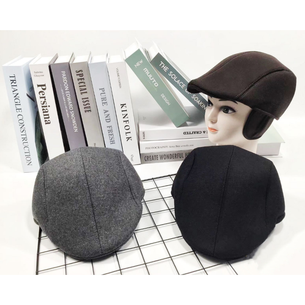 Boné Boina Masculina Estilosa Italiana Clássica Com Aba | Shopee Brasil