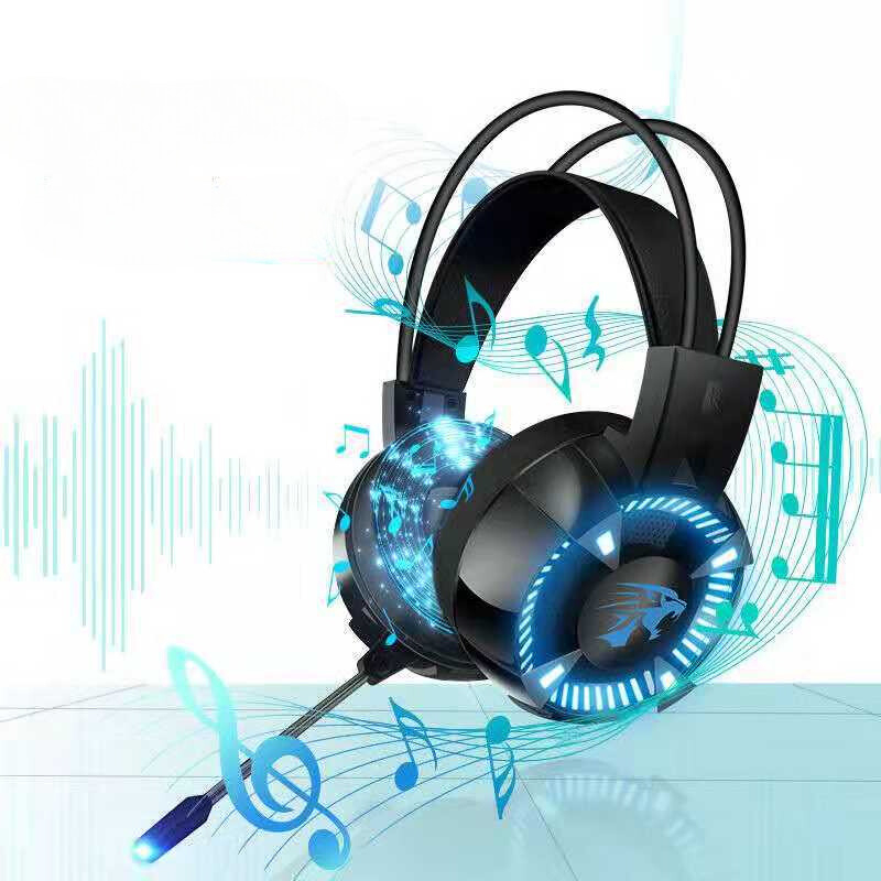 Fone De Ouvido Over Ear Gamer Knup Kp 464 Preto Com Luz Led Shopee Brasil