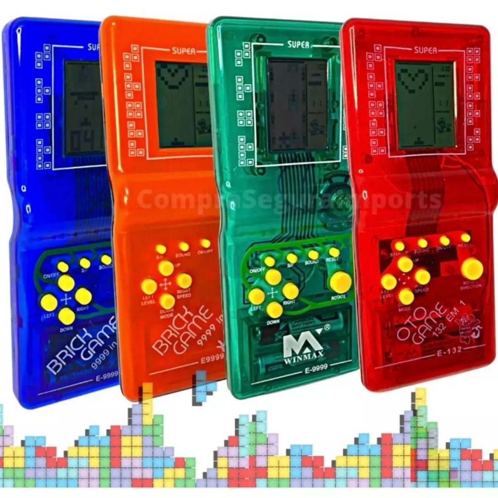 Mini Game Portátil Das Antigas + de 100 Jogos Brick Game Retro | Shopee ...