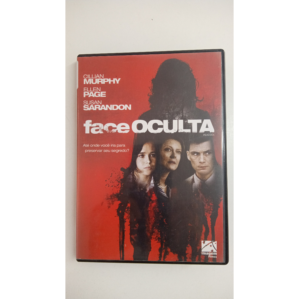 DVD Face Oculta original suspense Cillian Murphy Ellen Page Susan ...