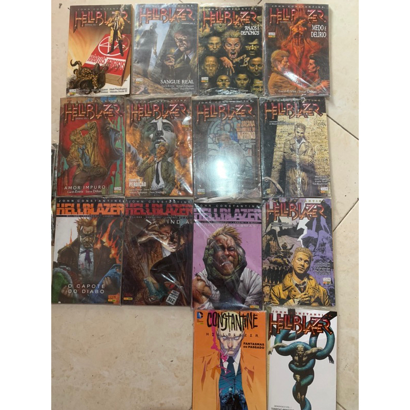 hellblazer 14 volumes!!!!!!! | Shopee Brasil