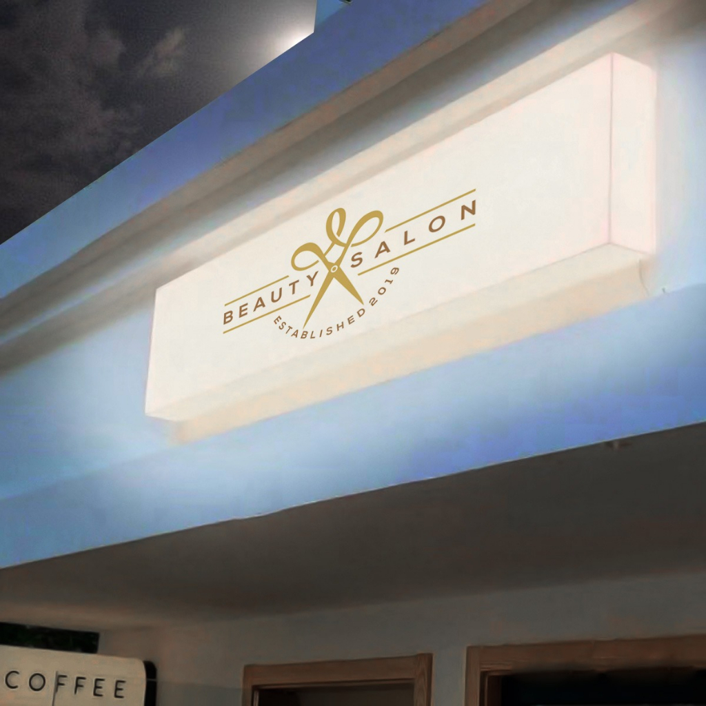 Luminoso Placa em Acrílico Personalizado com seu Logo para Fachada Loja ...