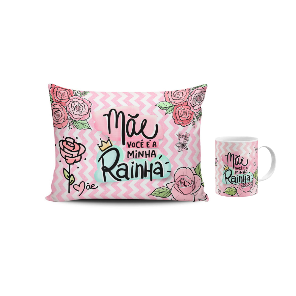 Kit Almofada e Caneca Dia das Mães marca Manuque | Shopee Brasil