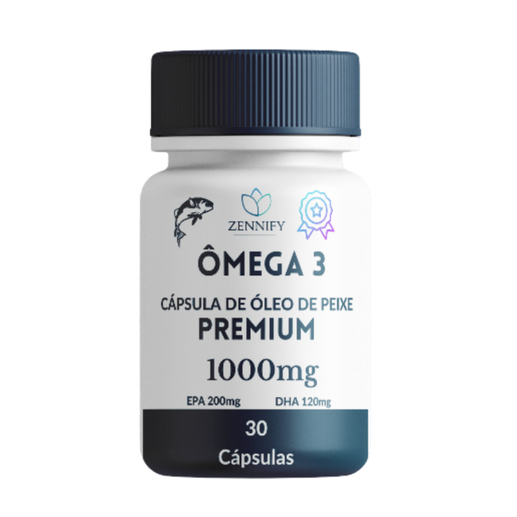 Omega 3 Premium 1000mg Colesterol Cérebro Cardiovascular | Shopee Brasil