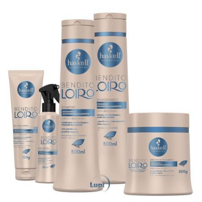 Kit Bendito Loiro Haskell 500ml | Shopee Brasil