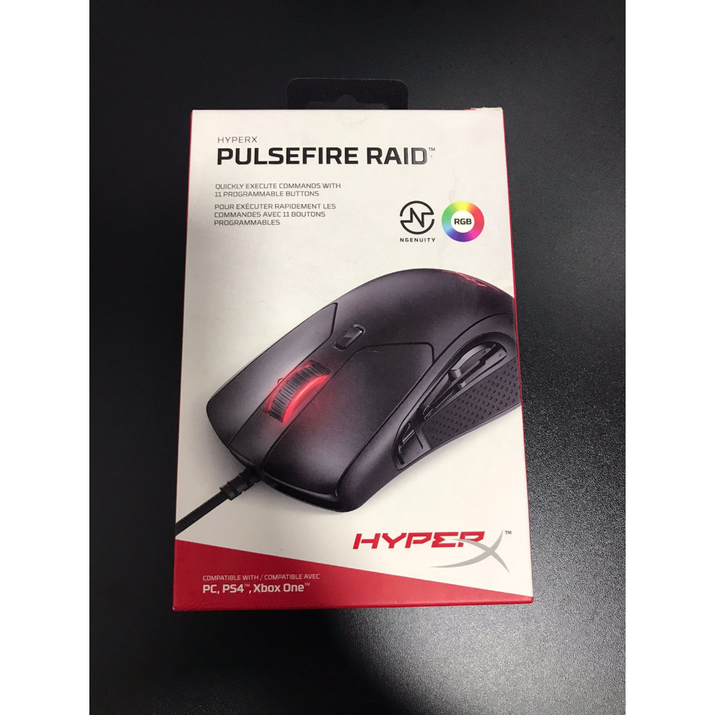 Mouse Gamer Hyperx Pulsefire Raid Preto | Shopee Brasil