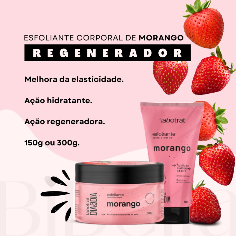 Esfoliante Corpo e Rosto Cheiro de Fruta Labotrat 300g ou 150g ...