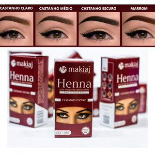 Henna (Rena) Profissional Sobrancelha Makiaj Henna -10ml | Shopee Brasil