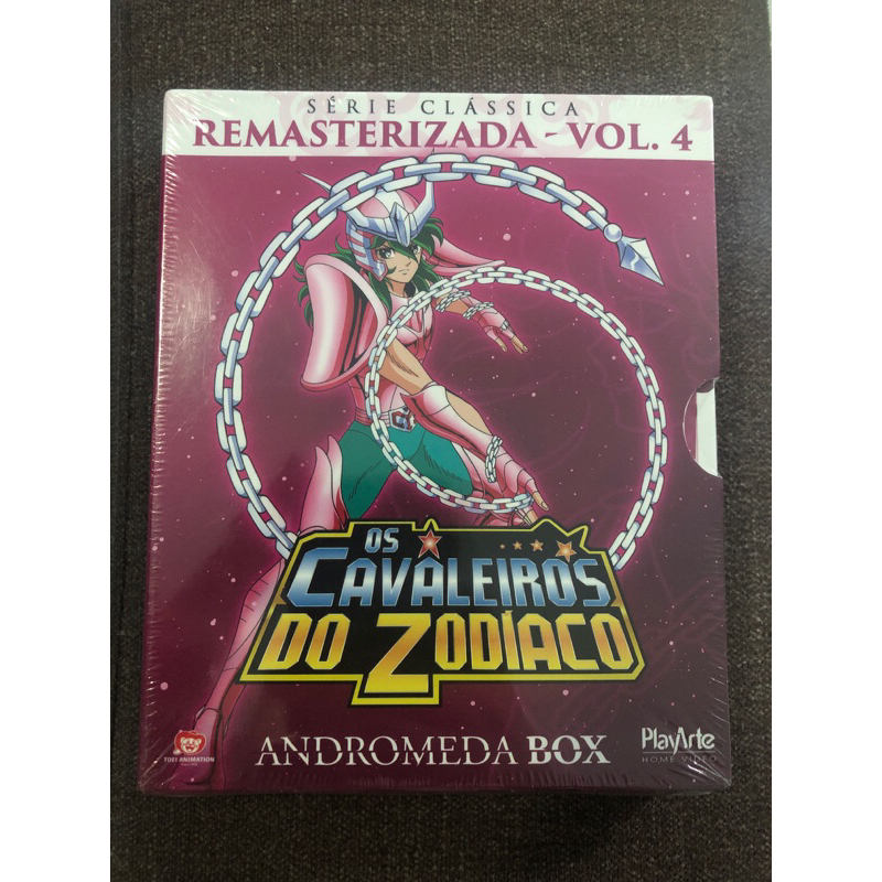 BLU-RAY Os Cavaleiros do Zodíaco - Volume 4 Andromeda Box | Shopee Brasil