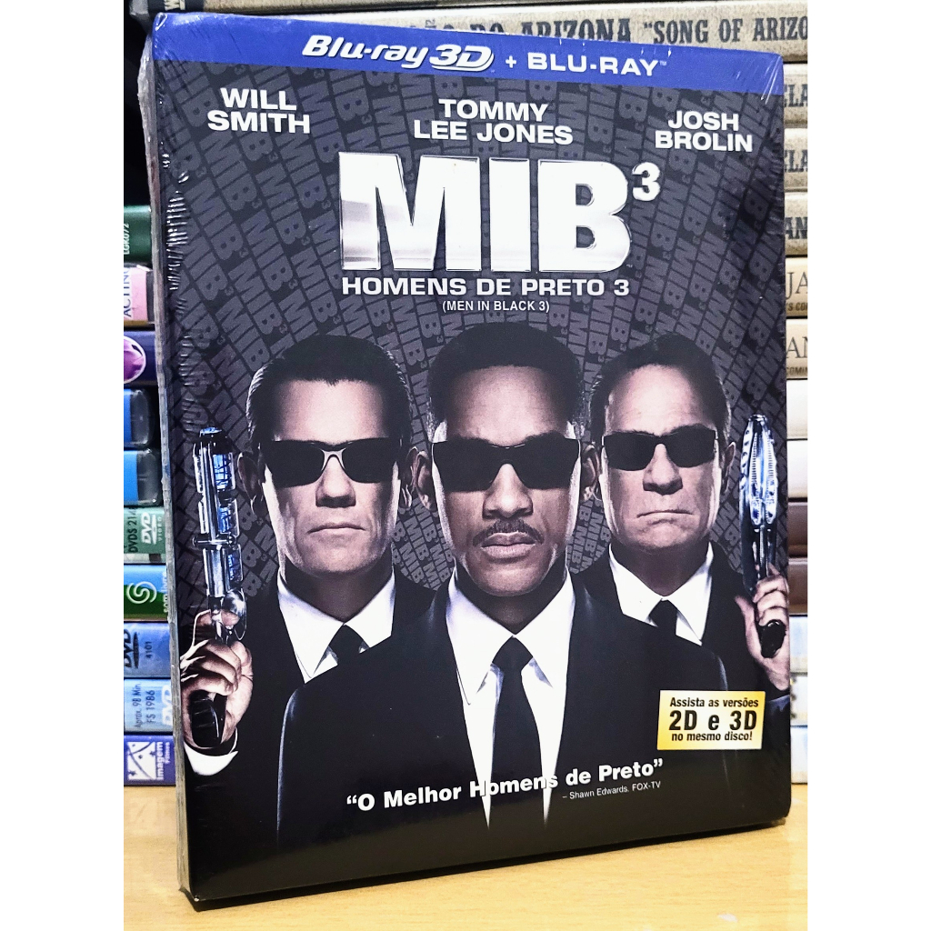 Blu-ray MIB 3 Homens de Preto 3D + 2D (Original Lacrado) | Shopee Brasil