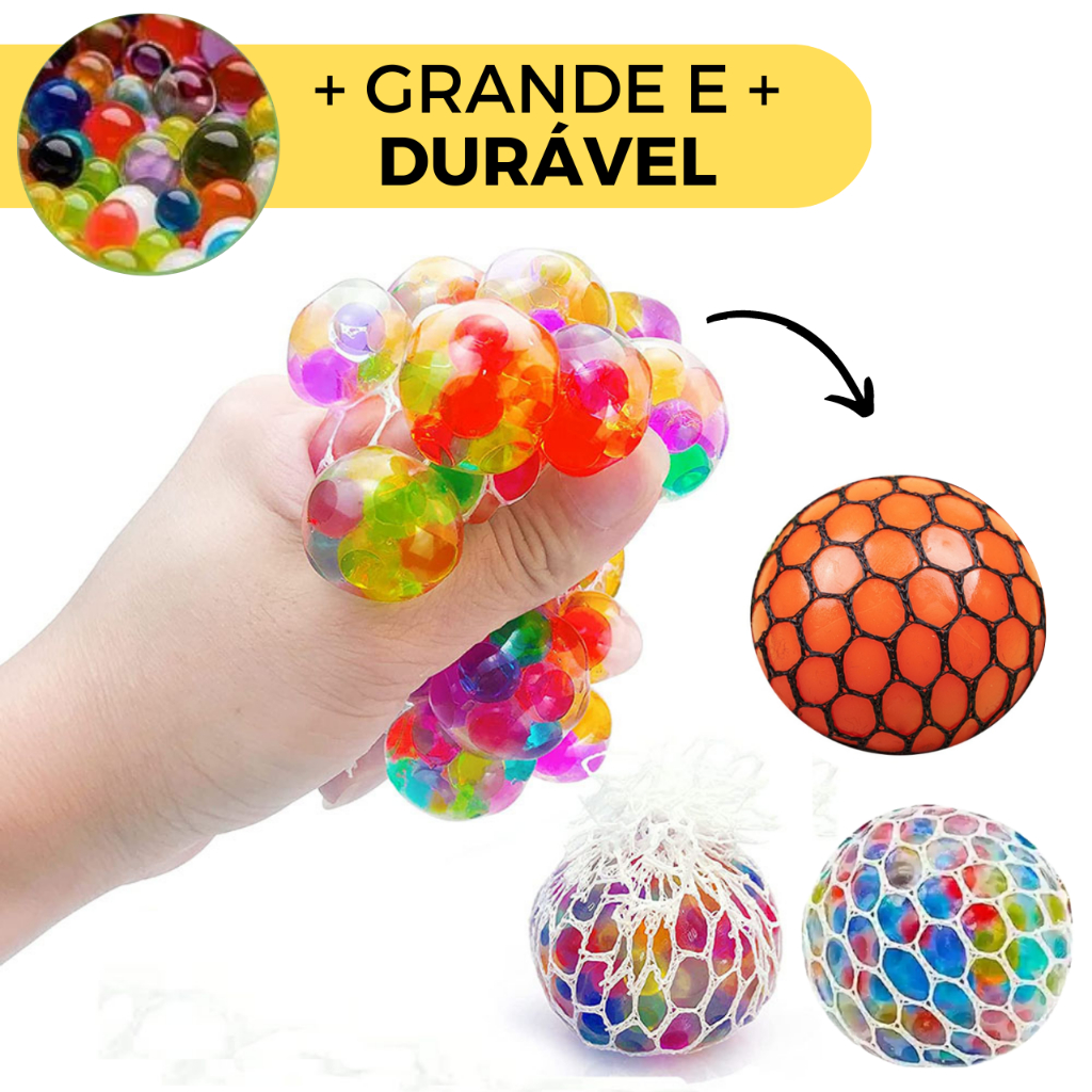 Bolinha Anti Stress Brinquedo de Apertar Bola De Gel Fidget toy ...