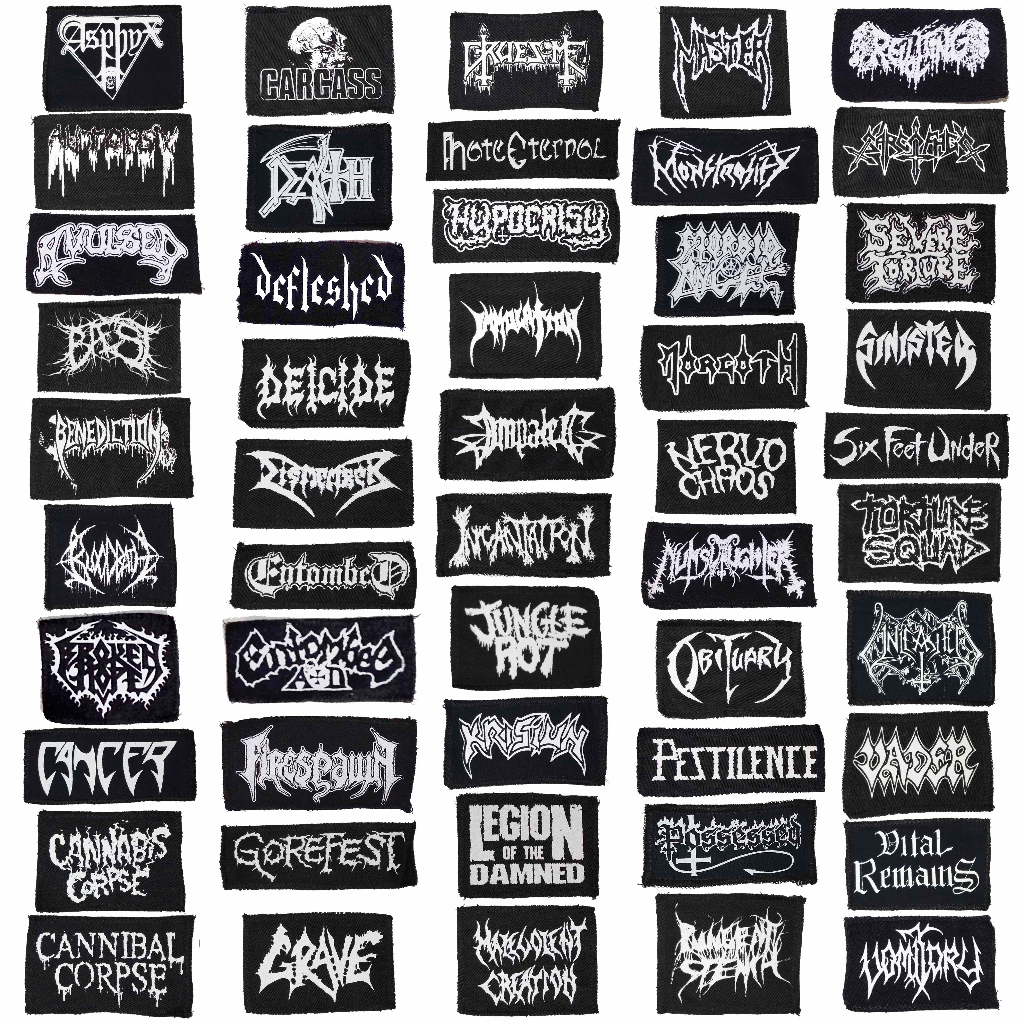 Kit Patch do Catálogo ou Esgotado - Thrash, Black, Heavy Metal, Rock e ...