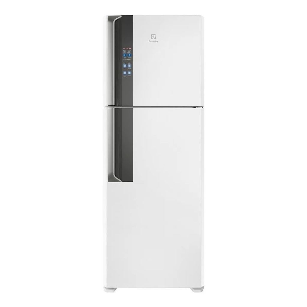 Geladeira frost free Electrolux Top Freezer DF56 branca com freezer ...