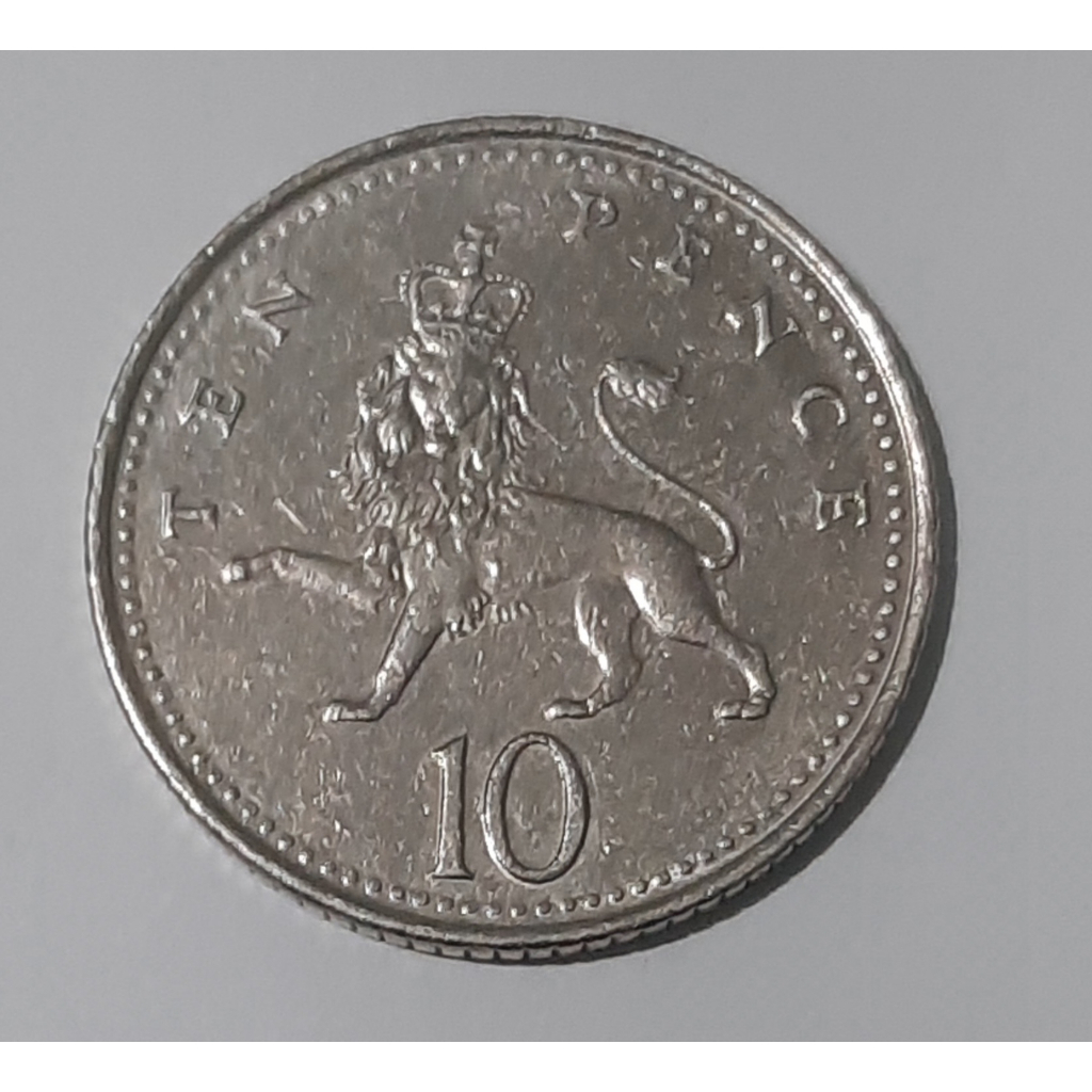 Moeda de Ten Pence 2004 Rainha Elizabeth II | Shopee Brasil